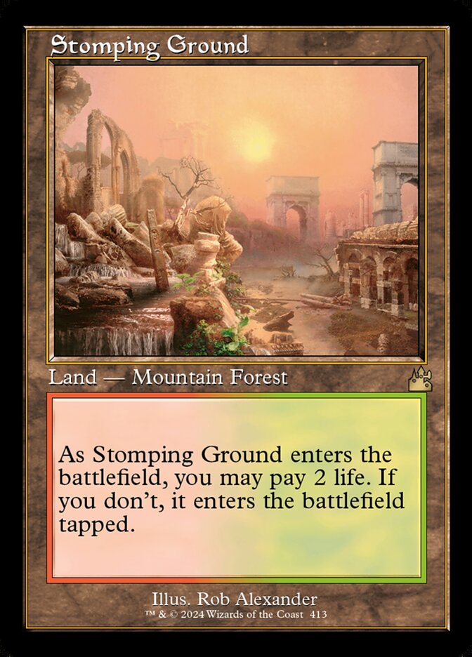 Stomping Ground Retro Frame – Tao Games