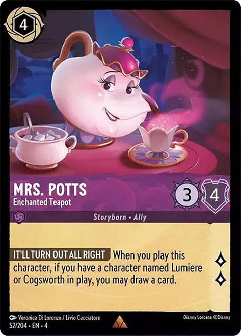 Mrs. Potts - Enchanted Teapot (12) – Tao Games